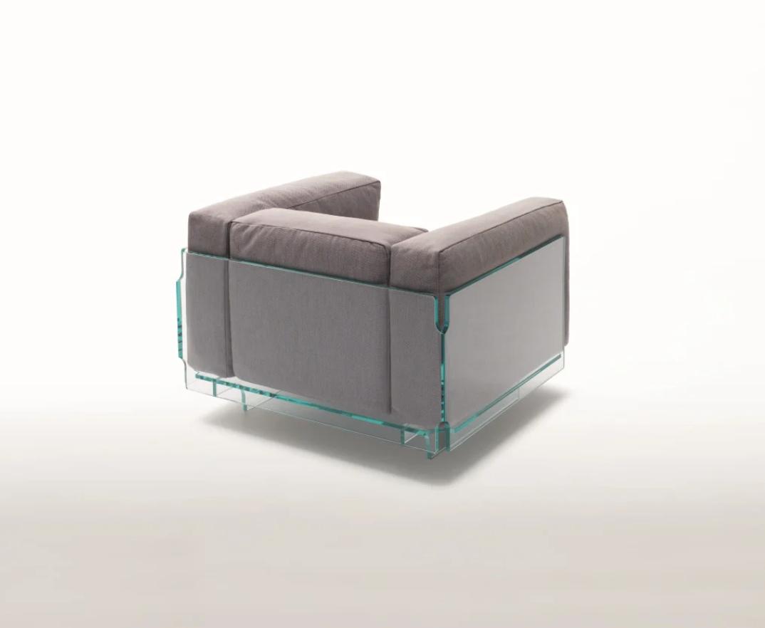 Glas Italia Crystal Lounge Sofa | Design Jean-Marie Massaud