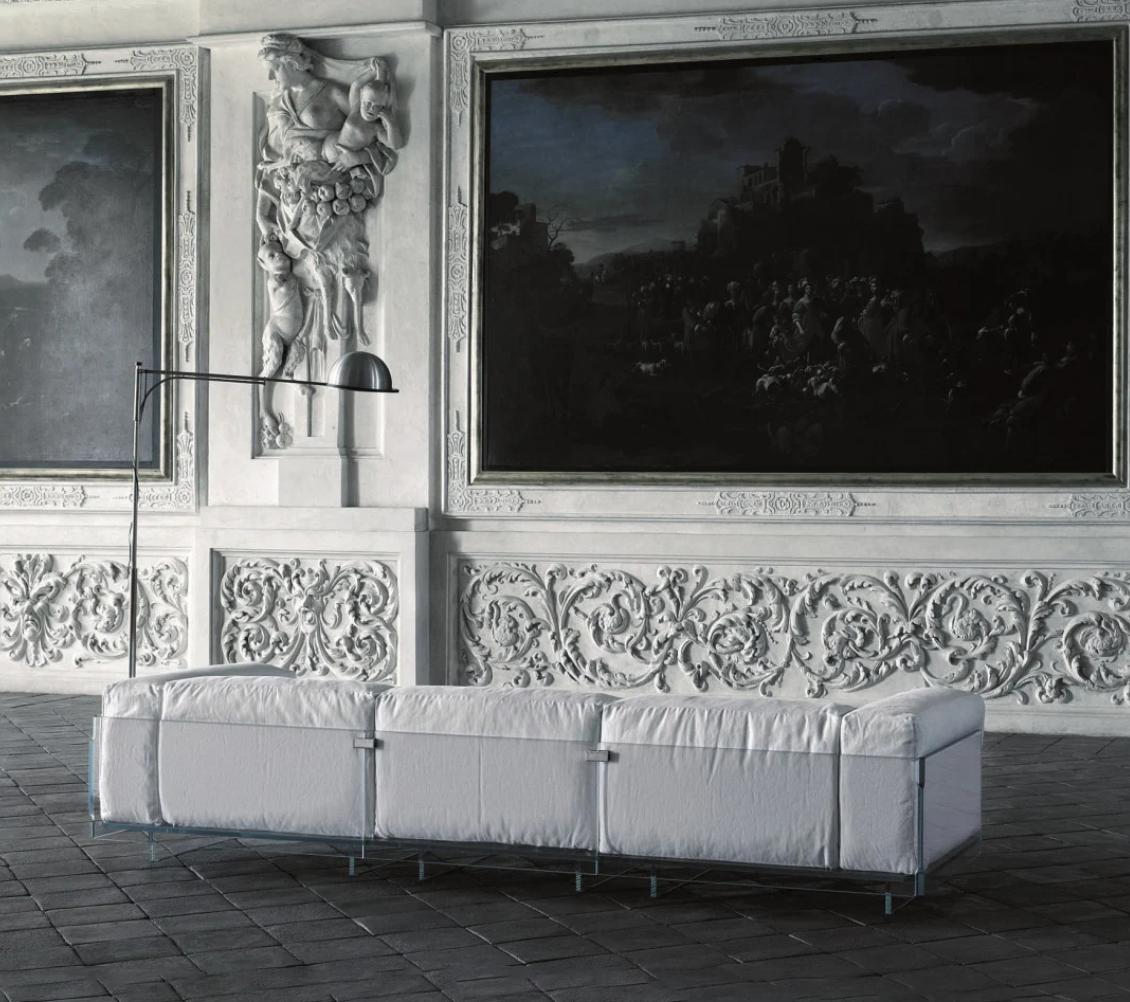 Glas Italia Crystal Lounge Sofa | Design Jean-Marie Massaud